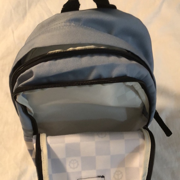 Vans | Accessories | Nwot Vans Off The Wall Mini Backpack Baby Blue And ...